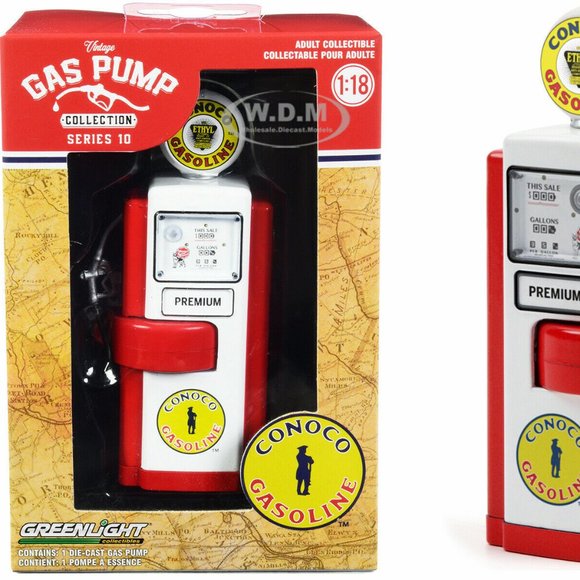 greenlight | Toys | 948 Wayne 10a Gas Pump Conoco 118 Diecast Replica ...